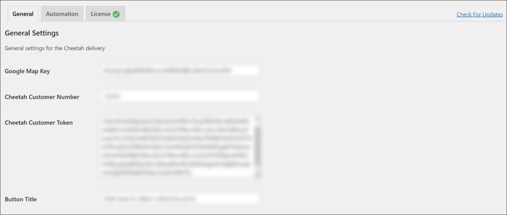 Cheetah Integration - rgbcode